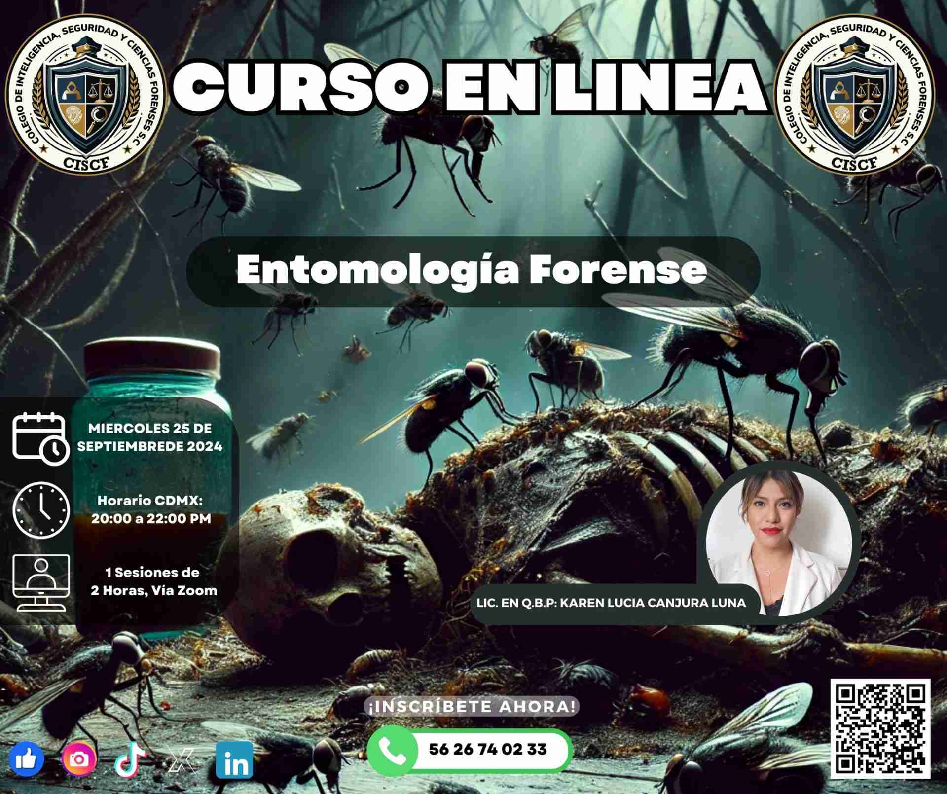 Entomología Forense 2G - Colegio de Inteligencia, Seguridad y Ciencias Forenses