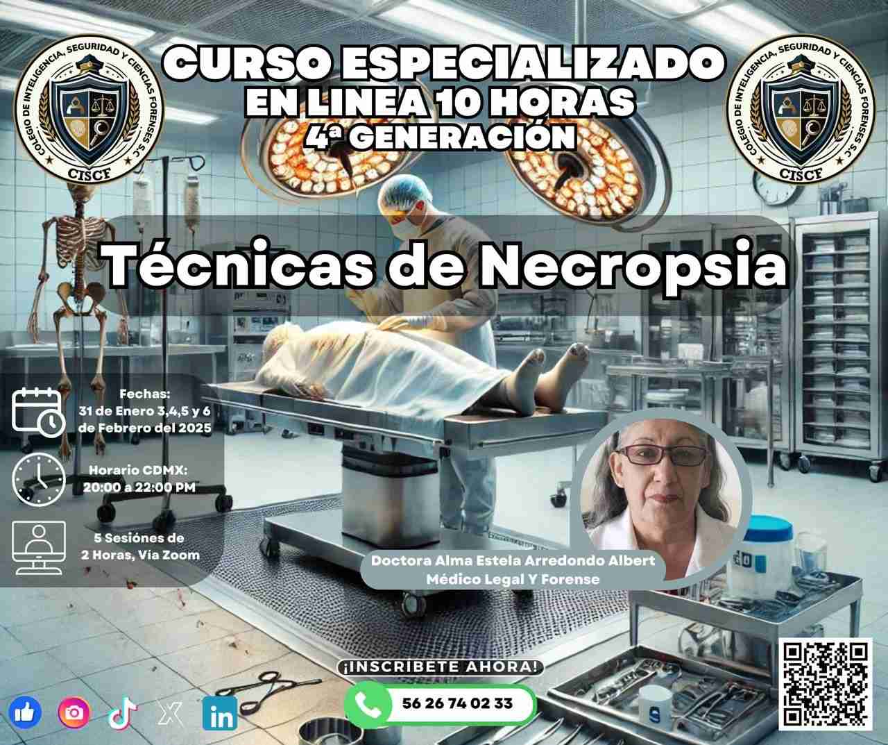 Curso Especializado en Técnicas de Necropsia (10 Horas)- 4ª Generación ...
