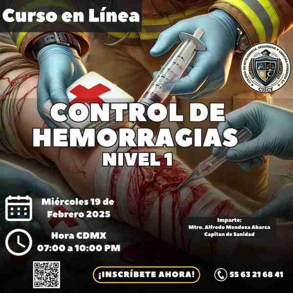 Control de Hemorragias Nivel 1 - Colegio de Inteligencia, Seguridad y Ciencias Forenses