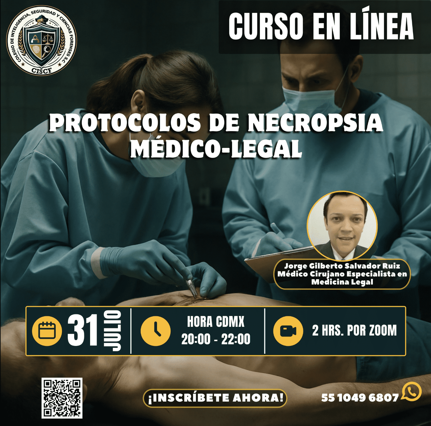 Protocolos de Necropsia Médico-Legal - Colegio de Inteligencia, Seguridad y Ciencias Forenses