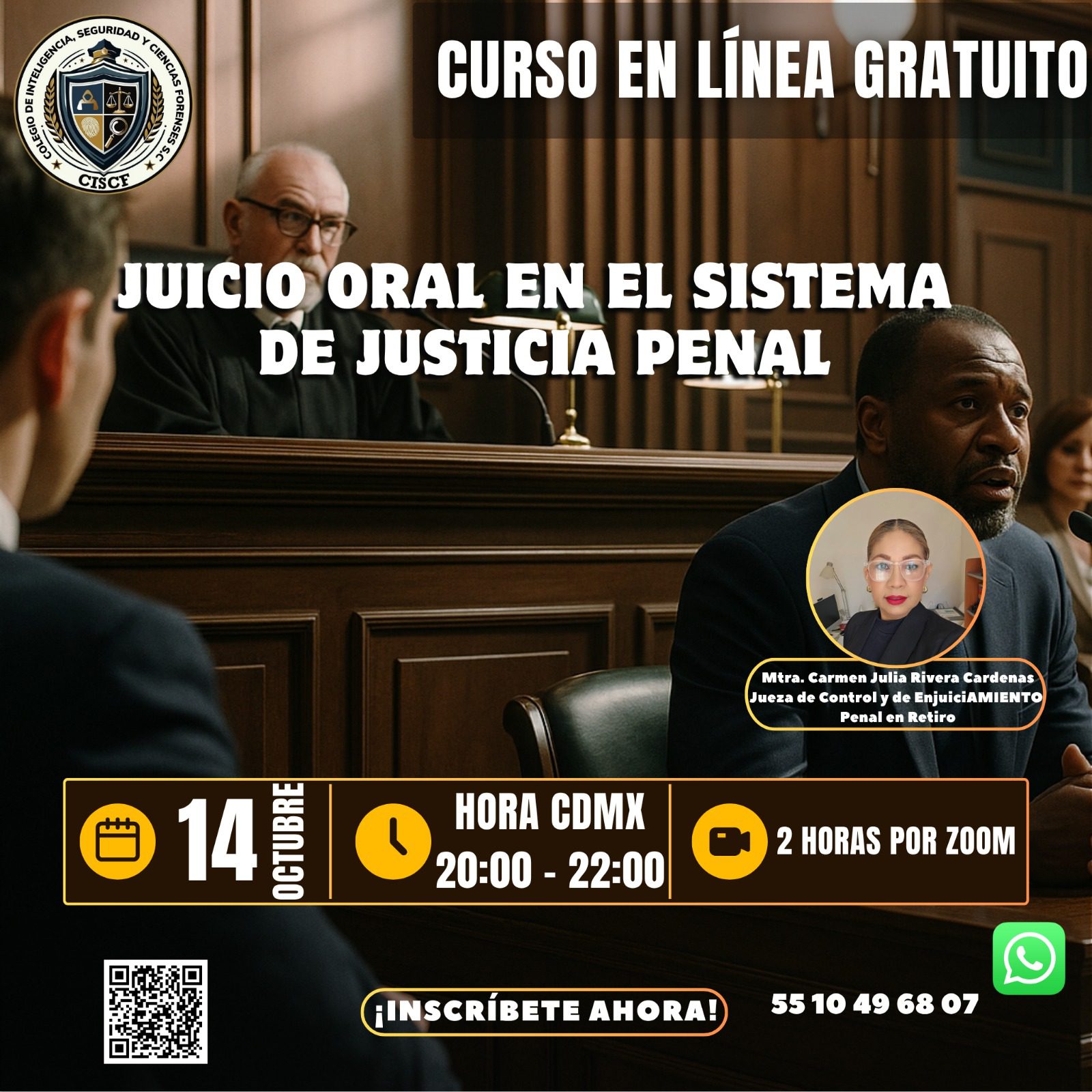 Juicio Oral en el Sistema de Justicia Penal - Colegio de Inteligencia, Seguridad y Ciencias Forenses