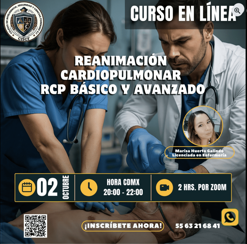 Reanimación Cardiopulmonar RCP Básico y Avanzado - Colegio de Inteligencia, Seguridad y Ciencias ...